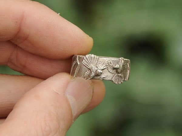 Silver Rings - NZ Natives - Aaron Brown Sculpture